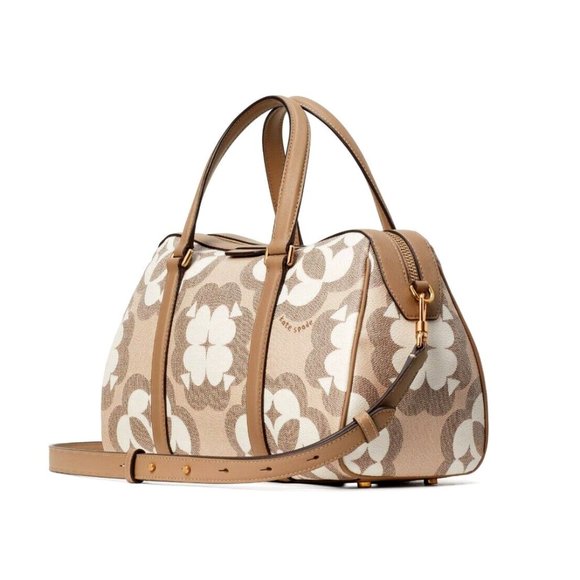 kate spade | Bags | New Kate Spade Spade Flower Monogram Coated Canvas ...